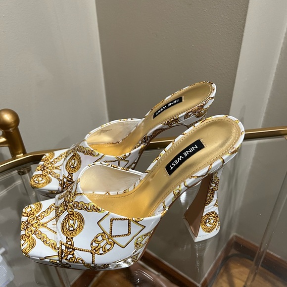 Nine West | Shoes | Nine West Ansel Slip On Slides Platform Sandalsnew ...